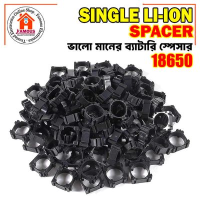 1PCS Single 18650 Li-ion Battery Case Holder Spacer Bracket for BMS ...