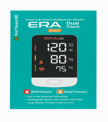ERA Dual Check 2 in 1 Blood Glucose & Blood Pressure Machine | NiyaNaw
