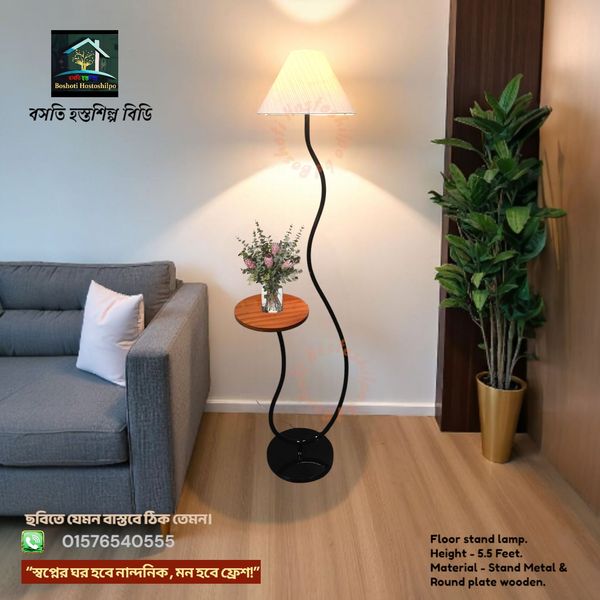 Corner lamps stand. | Boshoti Hostoshilpo bd